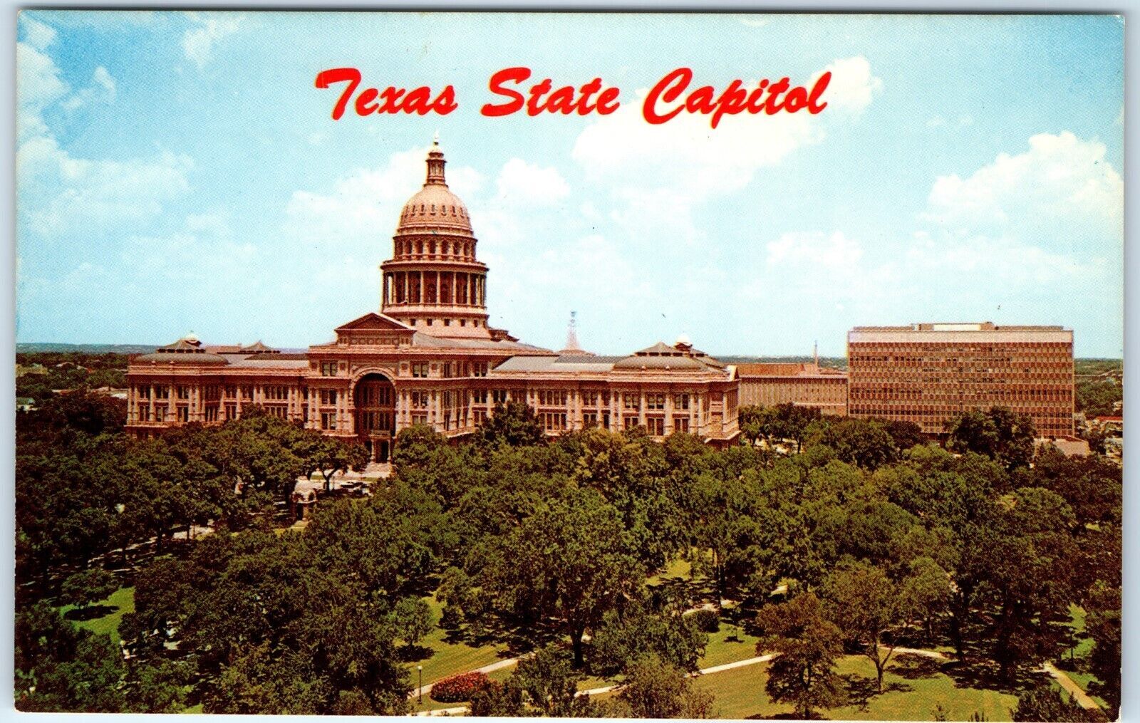 c1970s Austin, TX Capitol Greetings Birds Eye Built Building 1959 ...