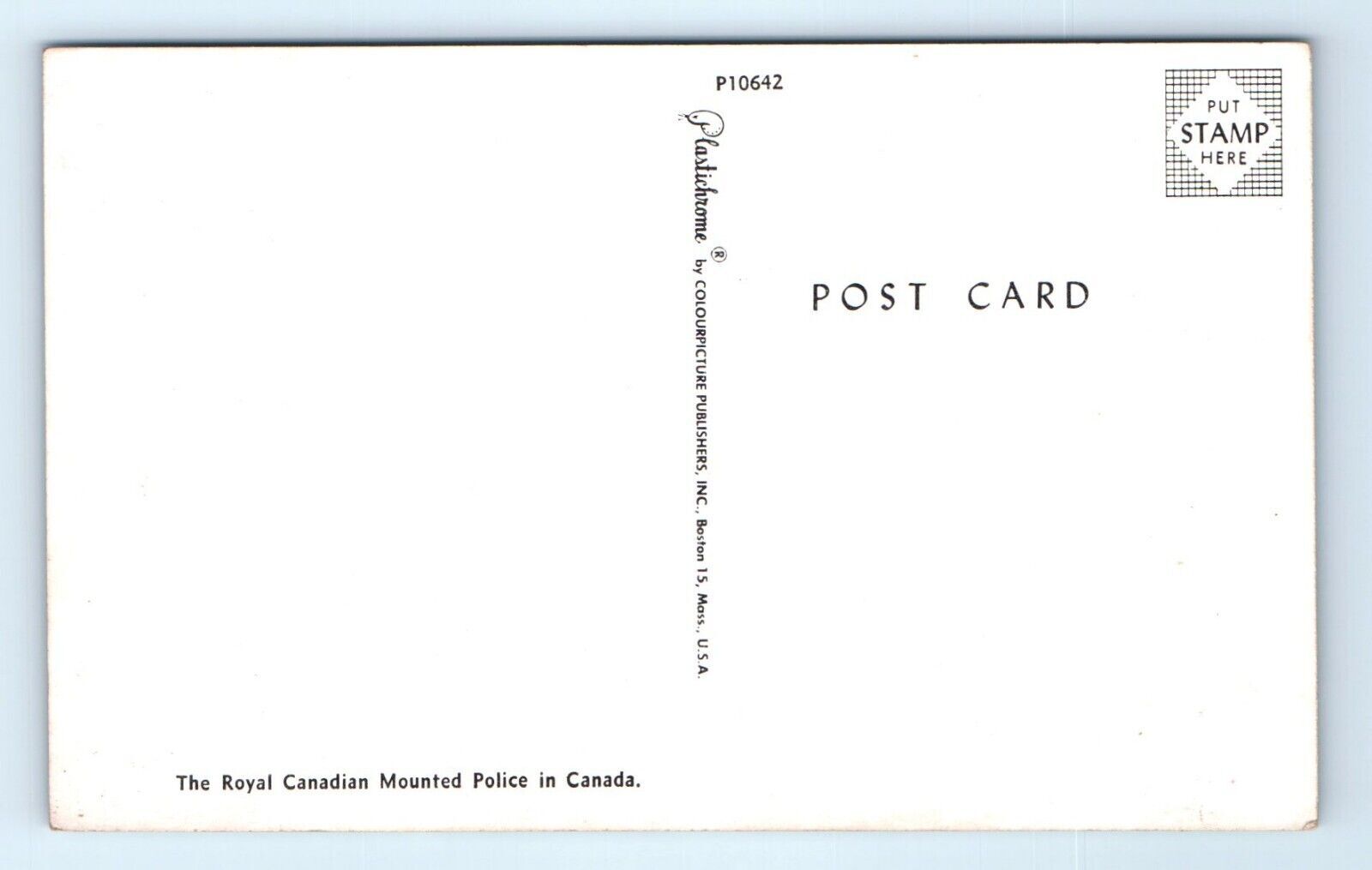 Royal Canadian Mounted Police Postcard | Other / Unsorted, Postcard ...