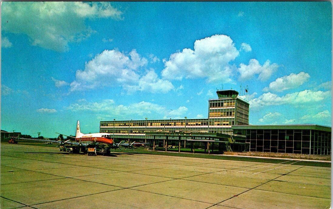 Ottawa, Ontario Canada AIRPORT Terminal/Tower PLANE On TARMAC Aviation ...