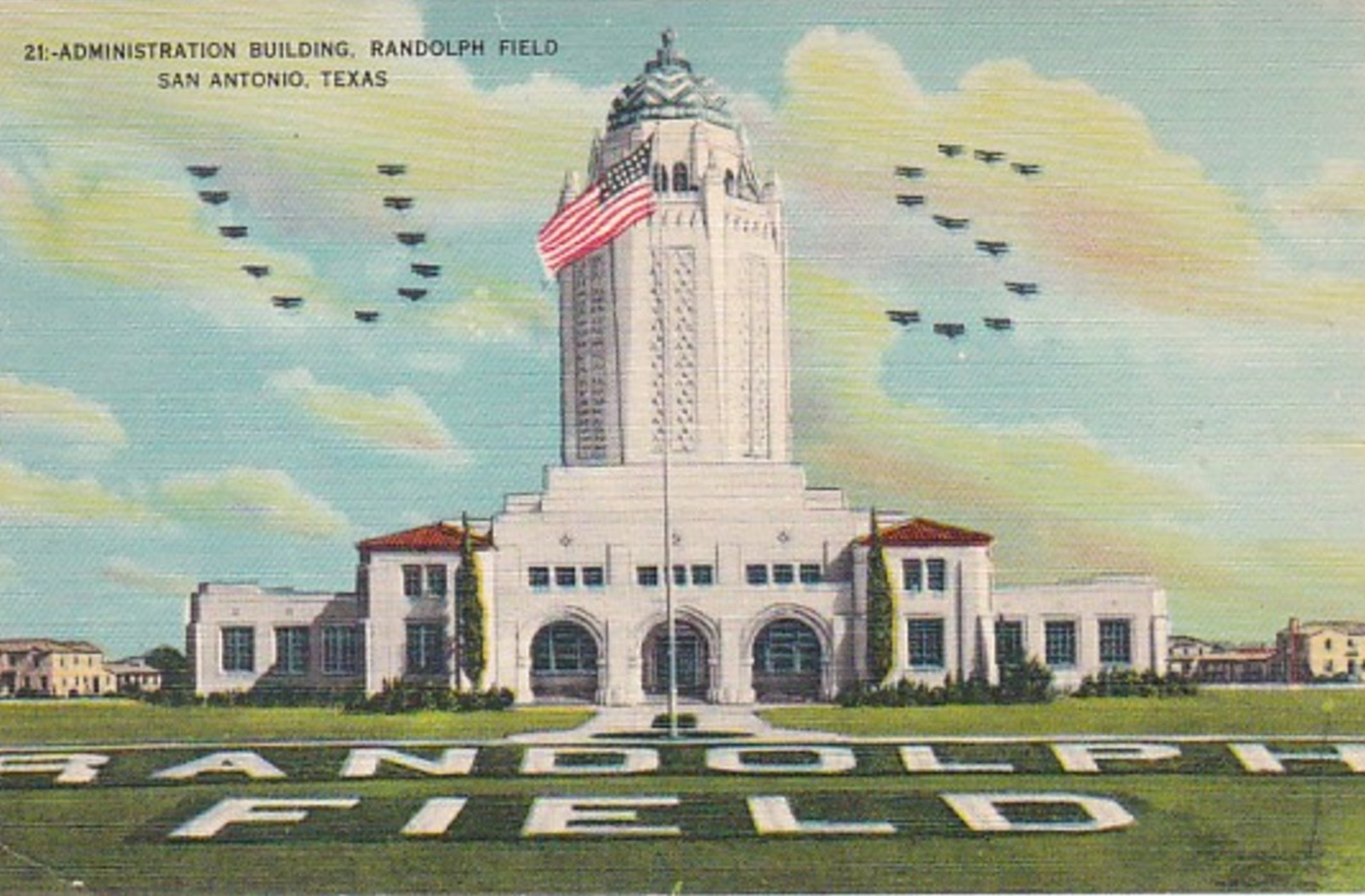 Texas San Antonio Randolph Field Administration Building | United ...