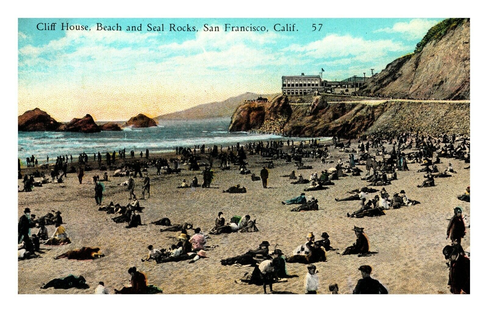 San Francisco Cliff Casa Playa & Seal rocas California De Colección ...