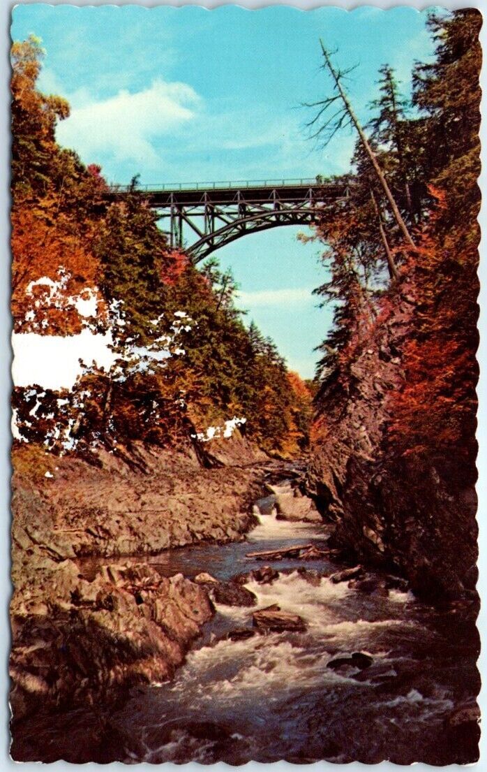 Postcard - Quechee Gorge, Quechee State Park - Quechee, Vermont ...
