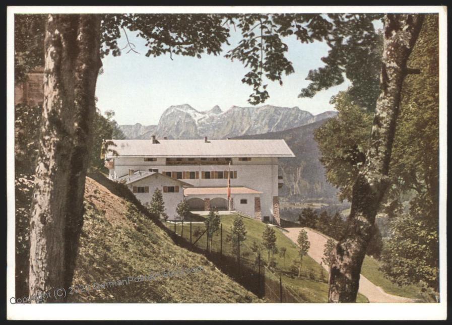 3rd Reich Germany Hitler Berghof Wachenfeld Obersalzburg House Hoffmann ...