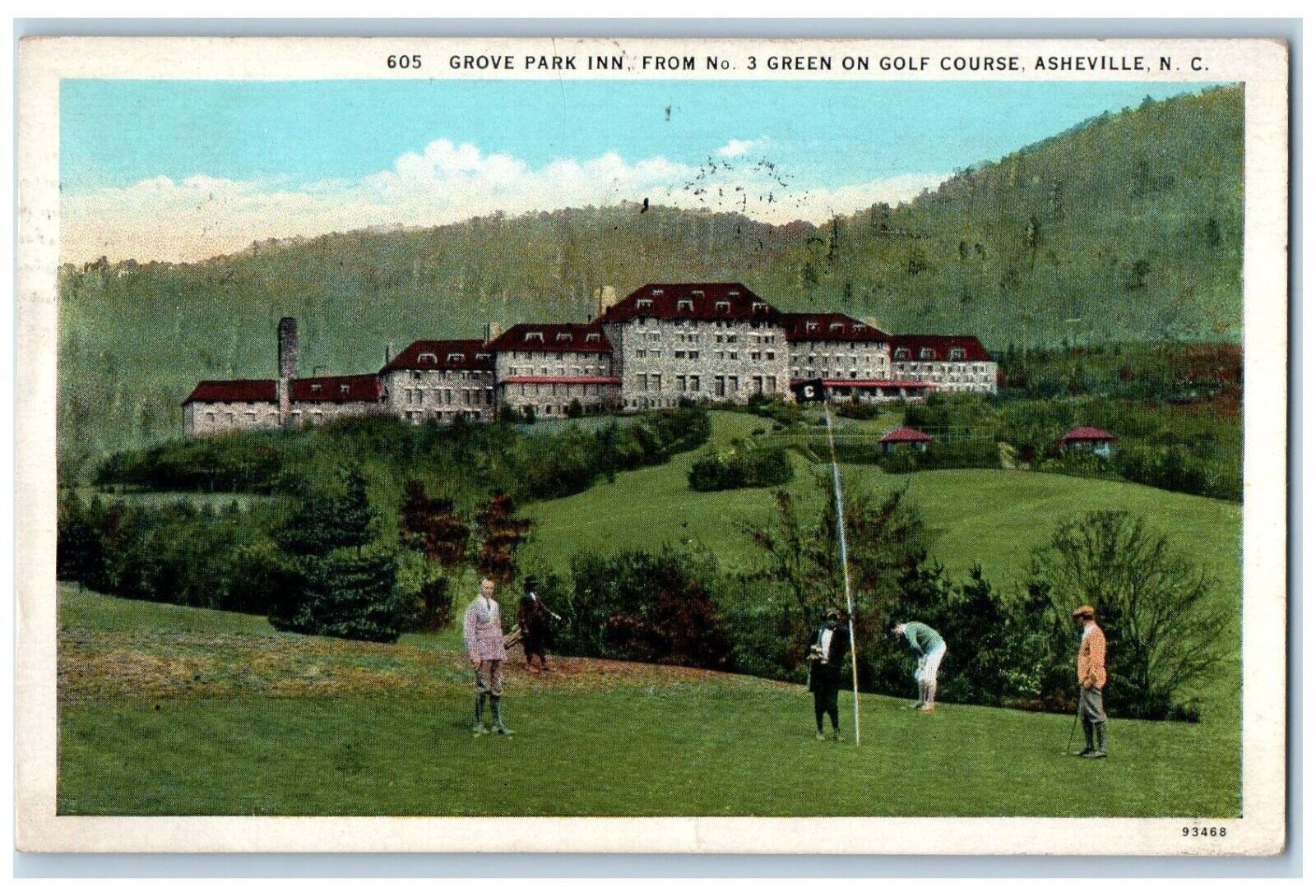 1931 Grove Park Inn Golf Course Asheville North Carolina NC Postcard ...