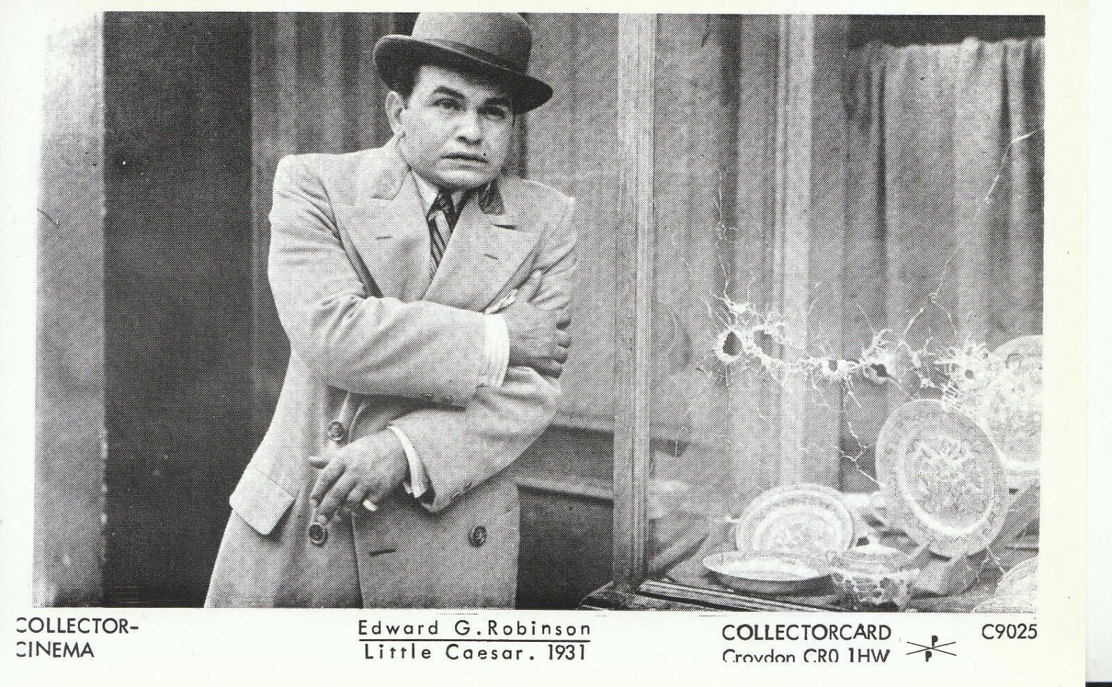Film Actor Postcard - Film Star Edward G Robinson- Little Caesar 1931 ...