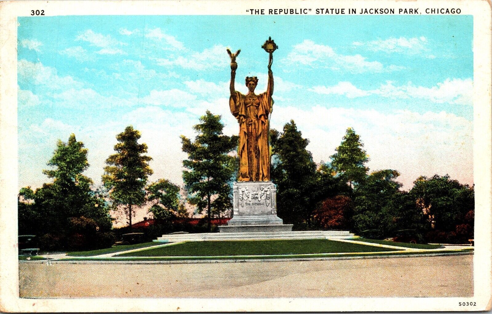 Historic Republic Memorial Statue Jackson Park Chicago Illinois WB ...