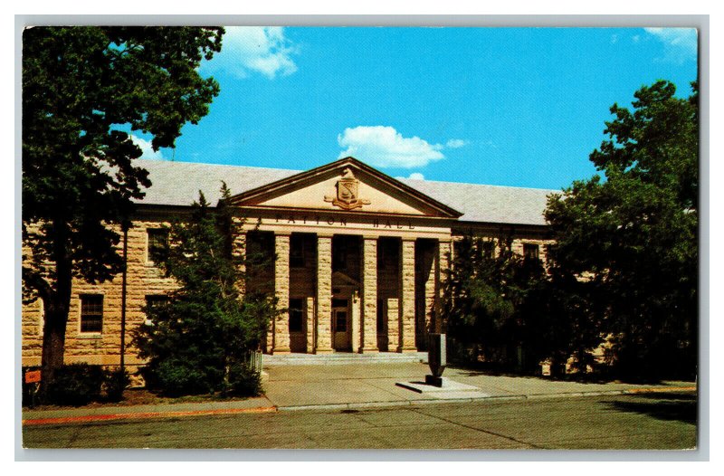 Postcard KS Patton Hall Fort Riley Kansas Vintage Standard View Card ...