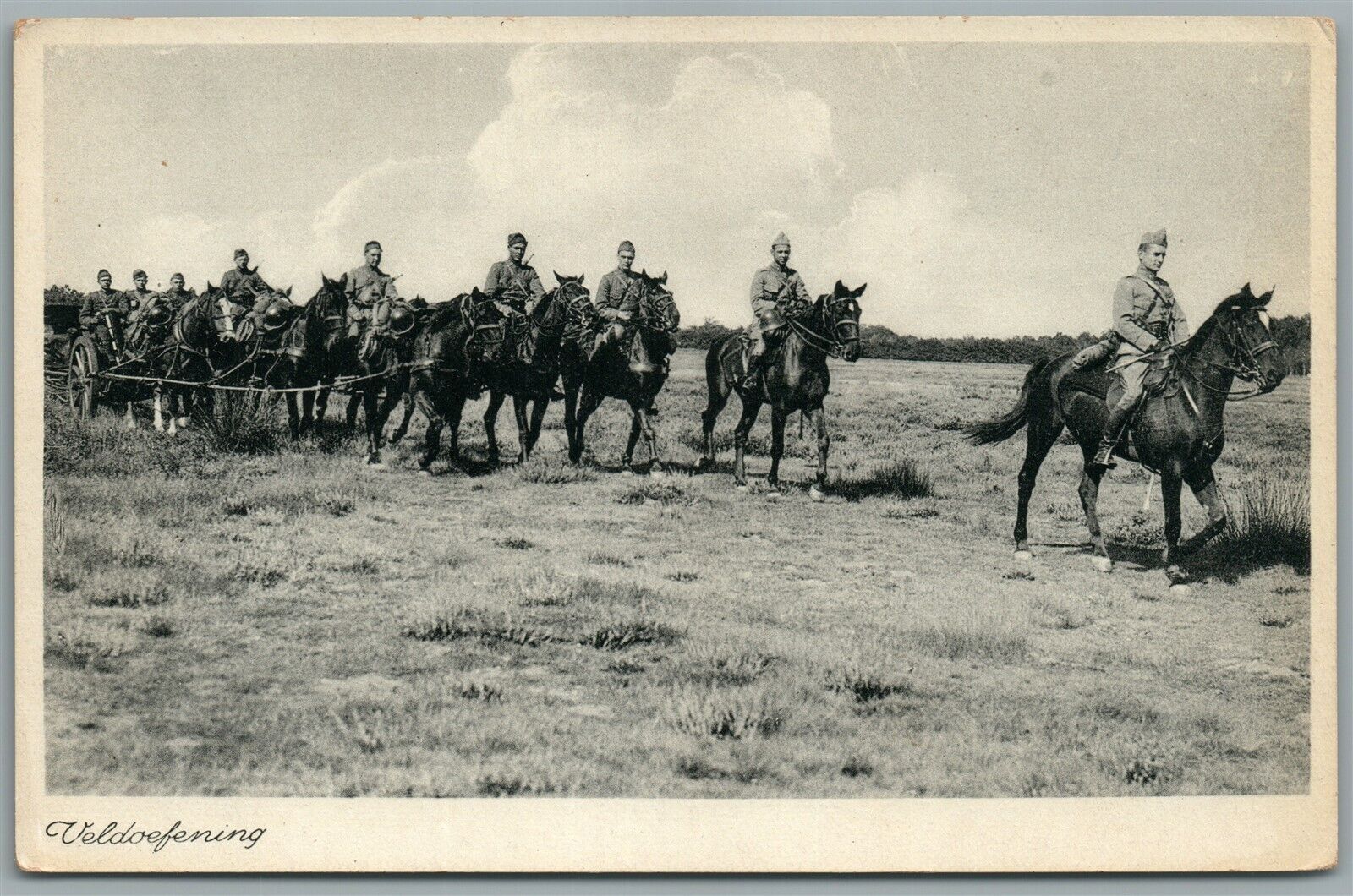 Netherlands Cavalry WWI ERA Military Antique Postcard | Europe ...