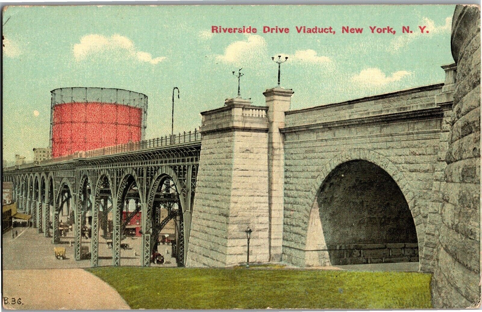 Riverside Drive Viaduct, New York NY Vintage Postcard S03 | United ...