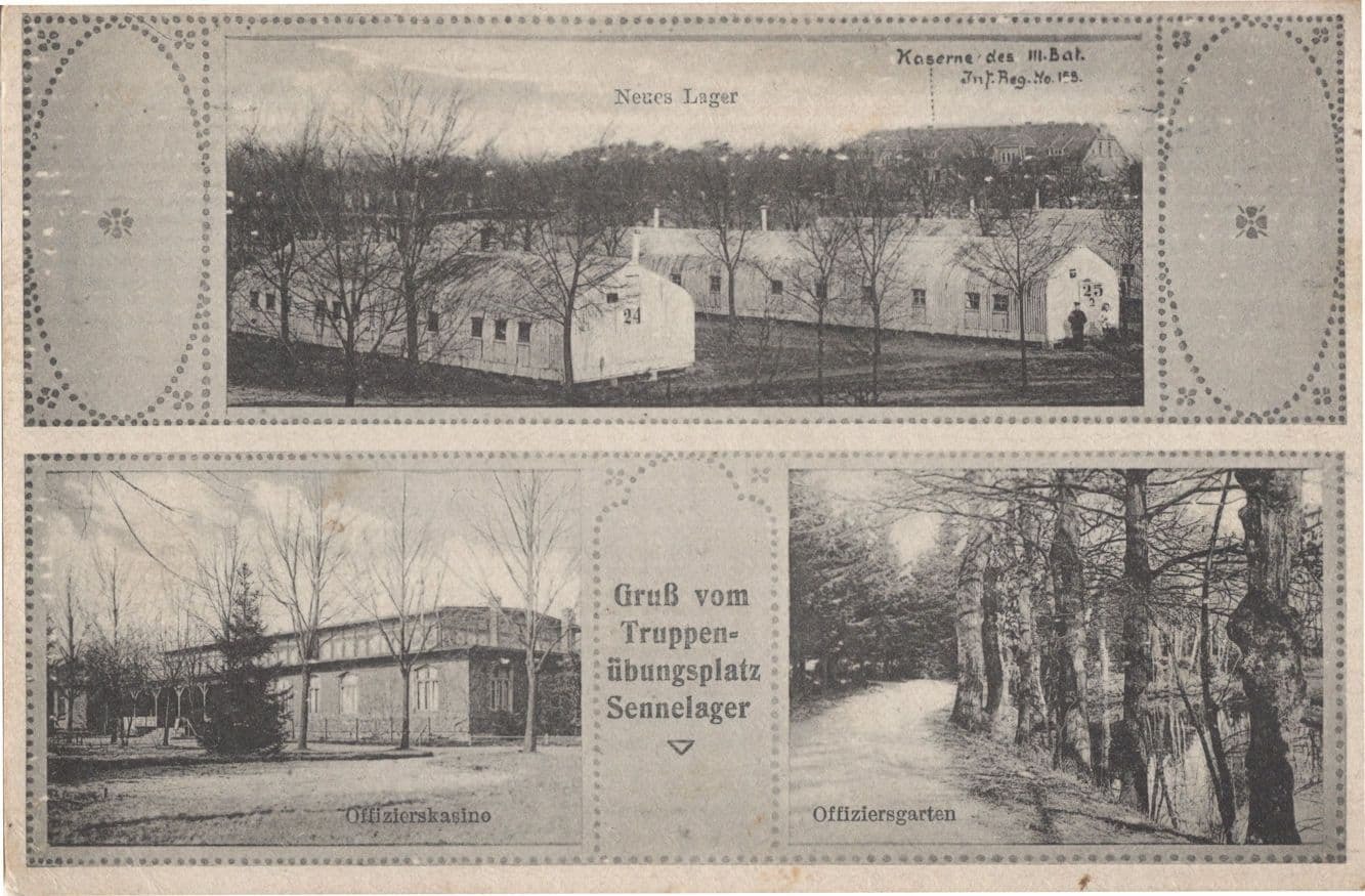 Gruss vom Truppen Ubungsplatz Sennelager WW1 German Postcard | Europe ...