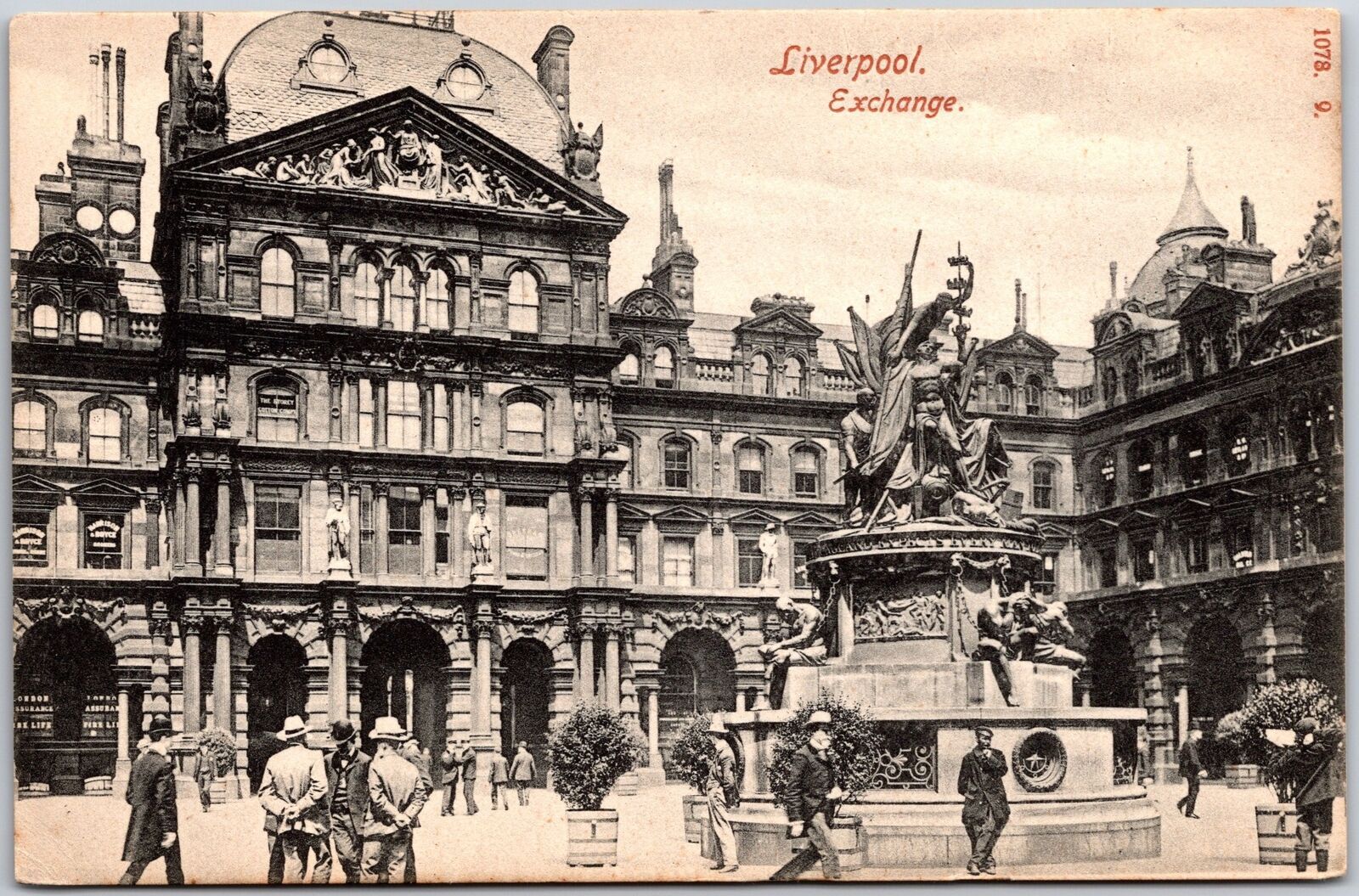 Liverpool Exchange Railway Station England Building & Statue Landmark ...
