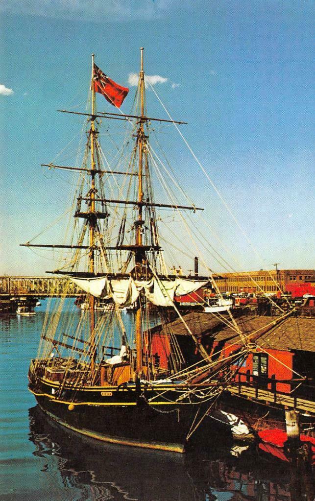 BOSTON TEA PARTY SHIP Brig Beaver II Freedom Trail c1960s Vintage ...