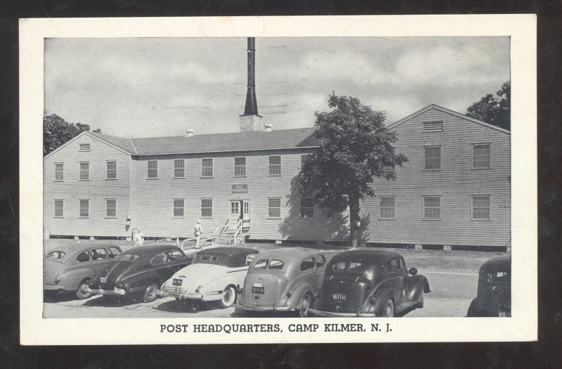 Camp Kilmer New Jersey. NJ 1940'S Cars US Army Camp Vintage Postcard ...