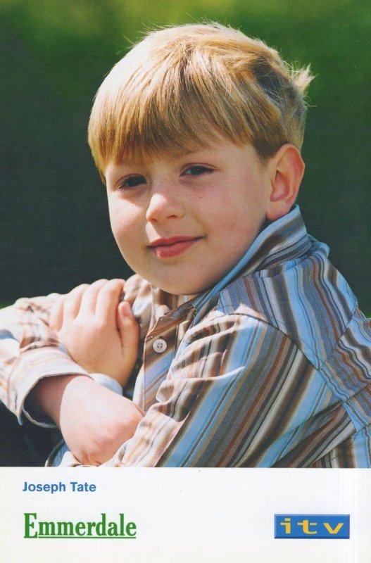Joseph Tate ITV Emmerdale Child Star V Rare Cast Card Photo | Topics ...