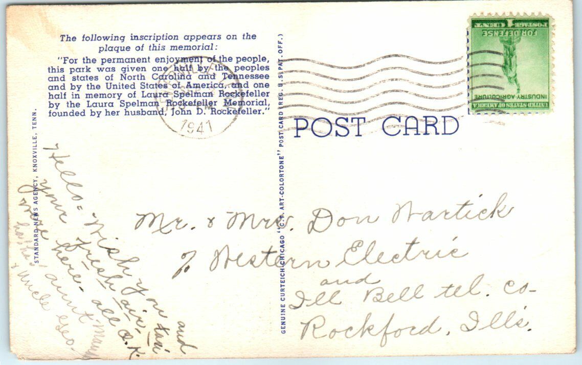 Laura Spelman Rockefeller Memorial - Great Smoky Mountains National ...