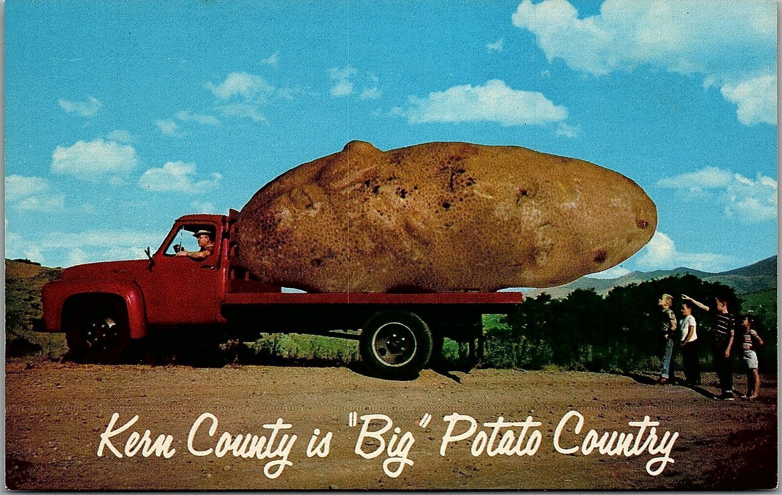 Vintage Bakersfield Kern County IS BIG Potato Country Exaggerated ...