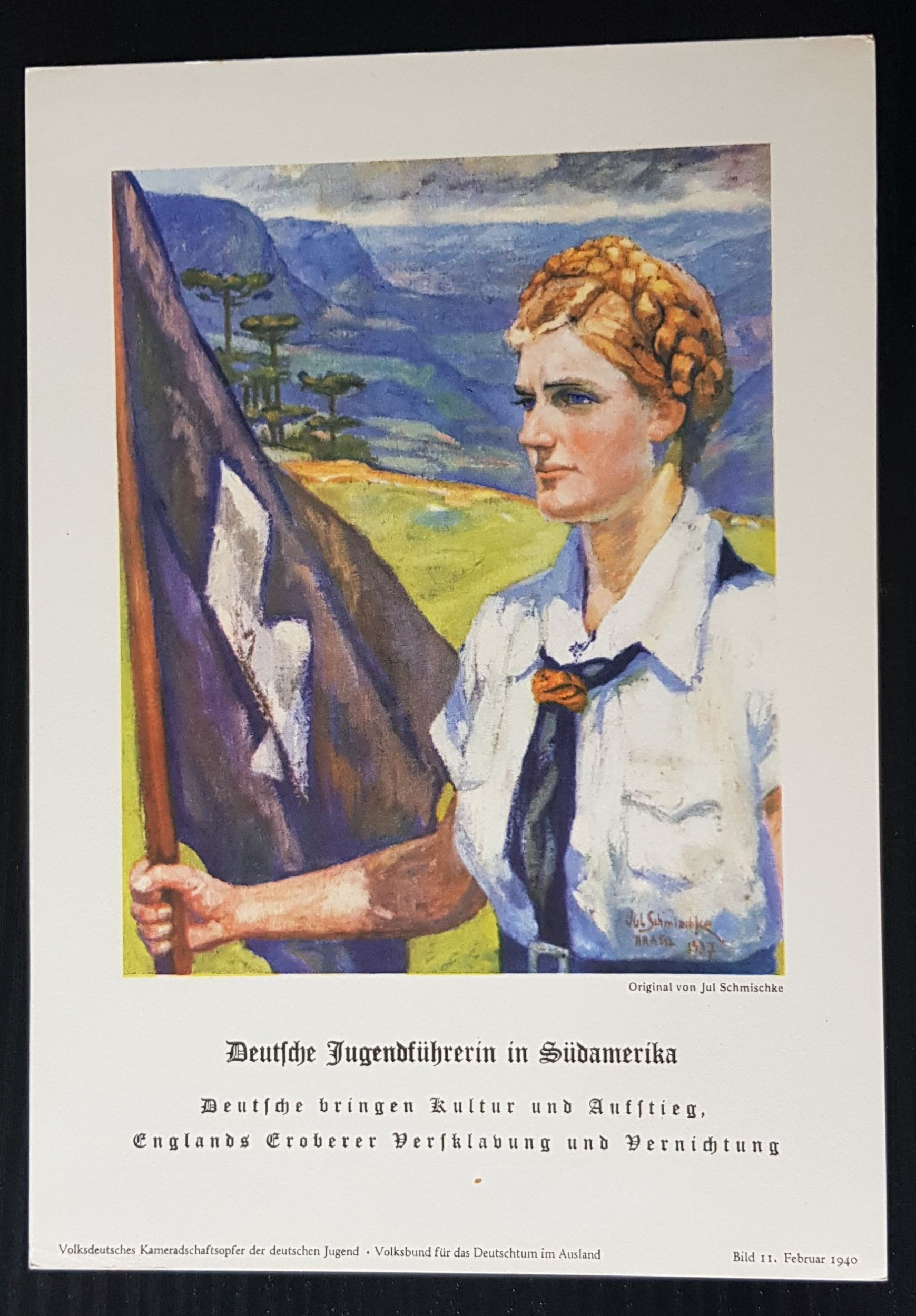 Germany Third 3rd Reich Original Rare Willrich VDA Maxi Card Print ...