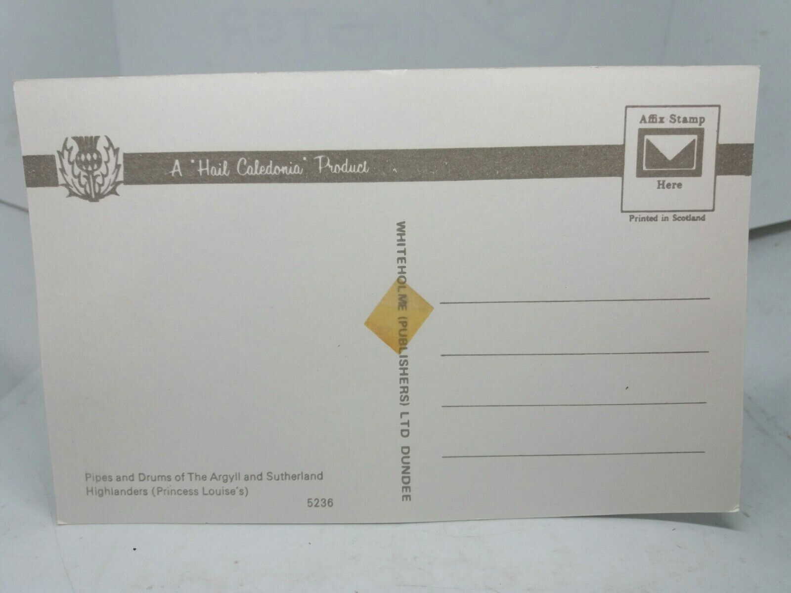 Argyll & Sutherland Highlanders Vintage Art Painting Postcard by Conrad ...