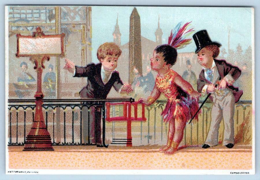 Cleopatra's Needle Central Park Native American TOP HAT Ketterlinus ...