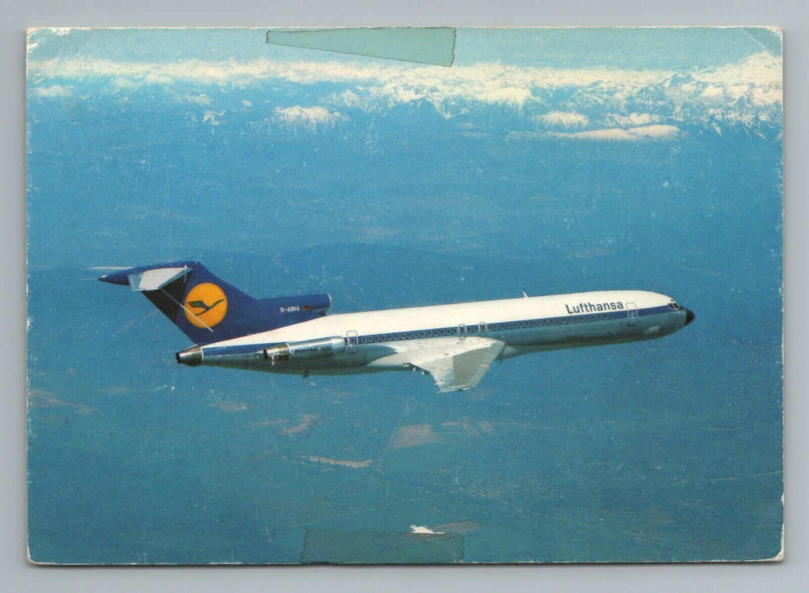 Lufthansa B727 Europa Jet Airplane Plane Vintage Postcard | Other ...