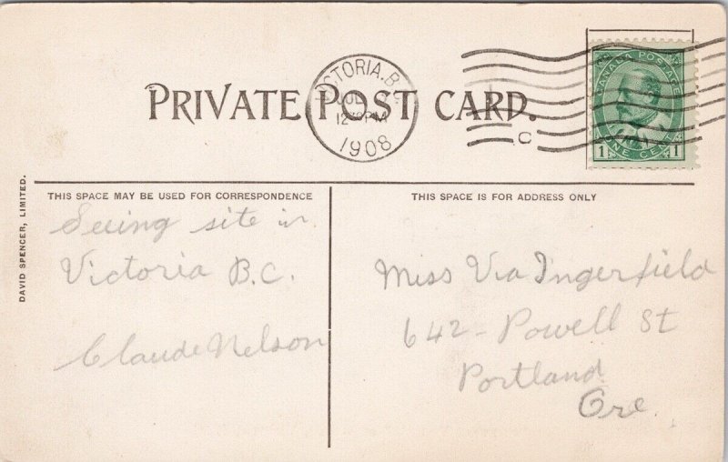 Victoria BC SS 'Princess Victoria' Ship Wharf Harbour David Spencer ...