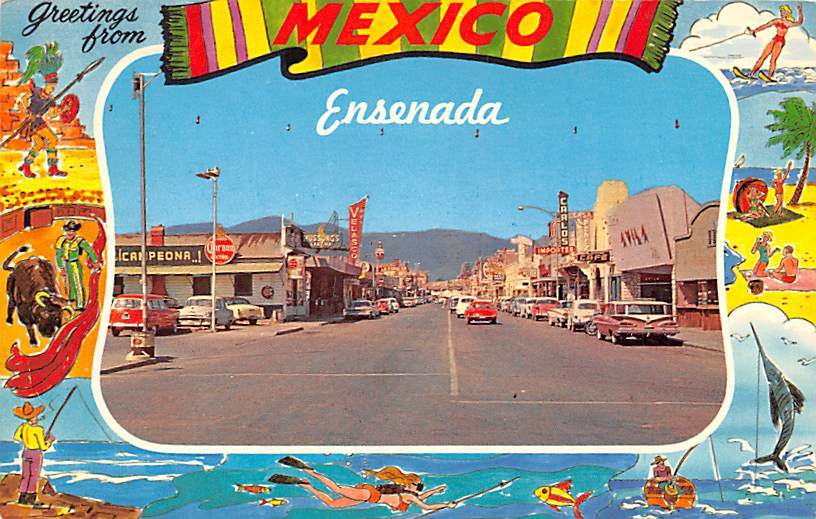 Ensenada Mexico Tarjeta Postal 1967 | Latin & South America - Mexico ...
