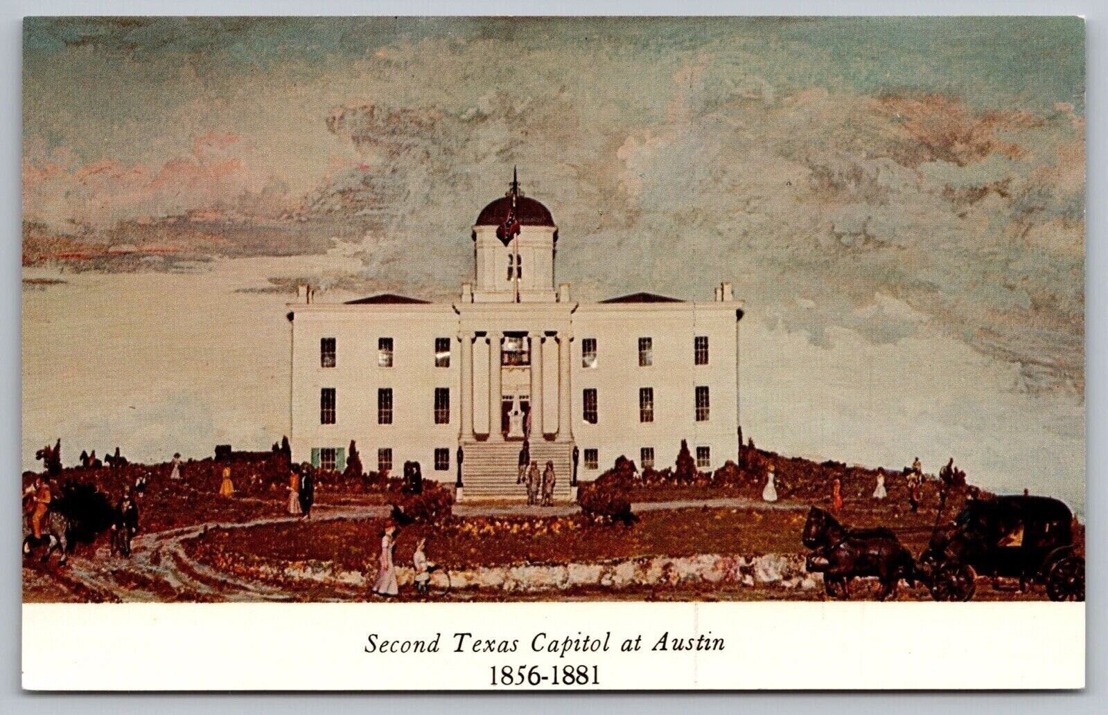 Auston Texas Second State Capitol Diorama Museum Exhibit Chrome ...