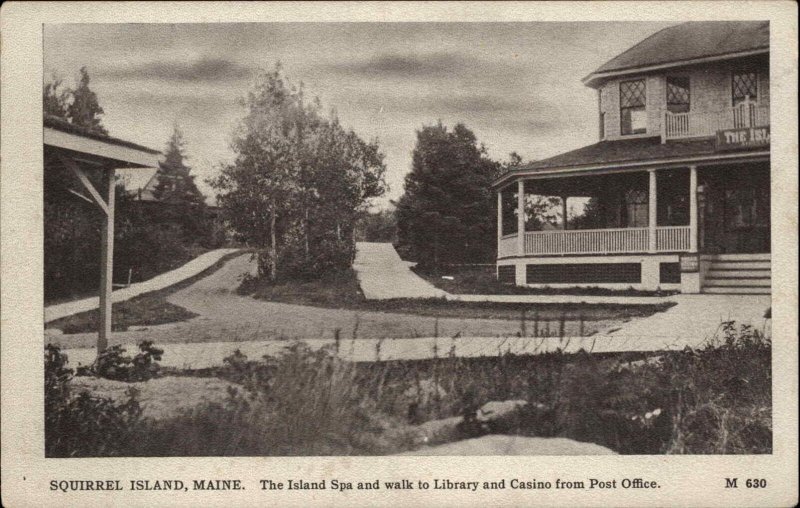 Squirrel Island ME Island Spa c1910 George Graves c1910 Postcard | Europe - Belgium - Liege ...