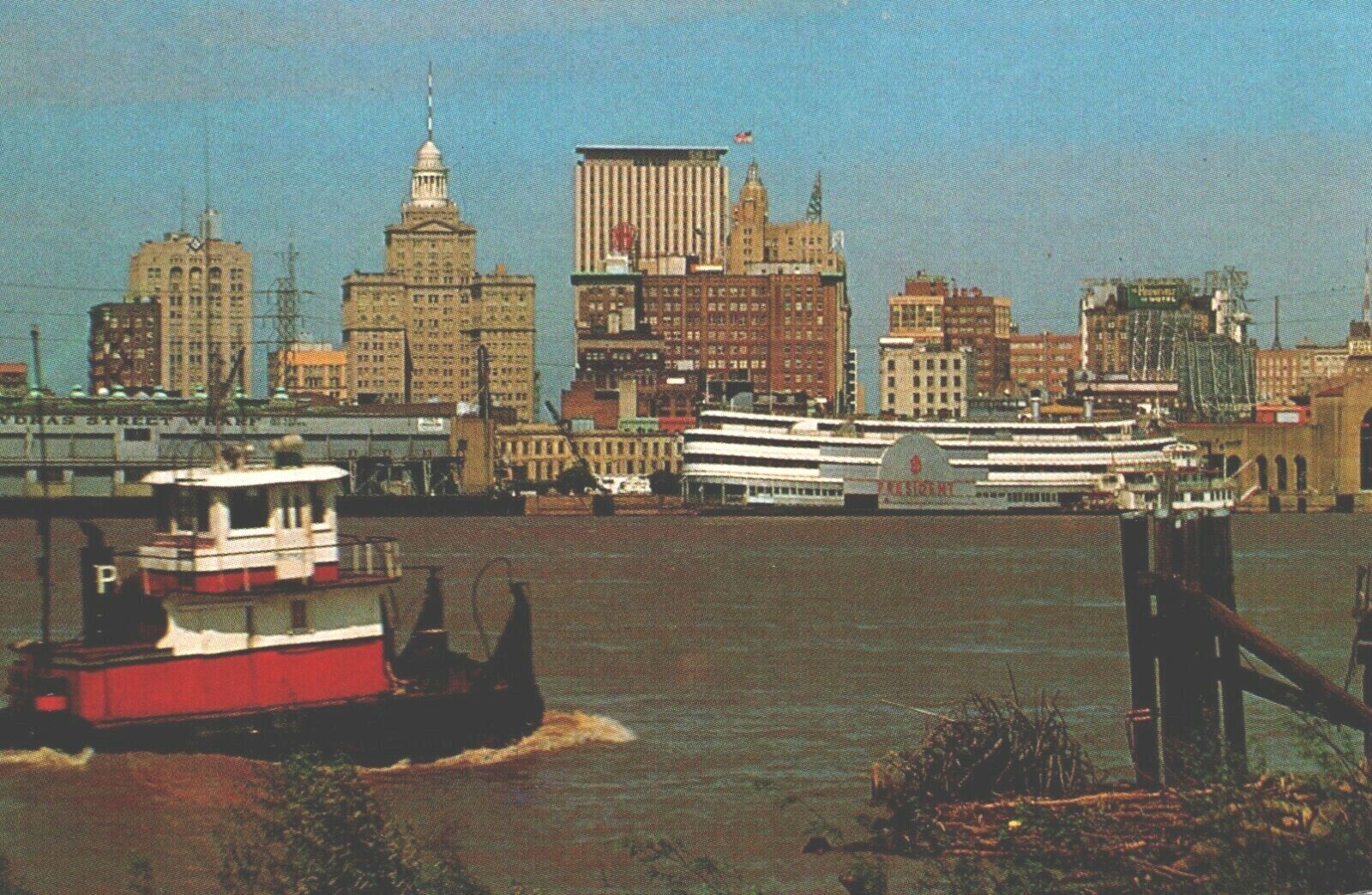 USA New Orleans Skyline Louisiana Chrome Postcard B95 | United States ...