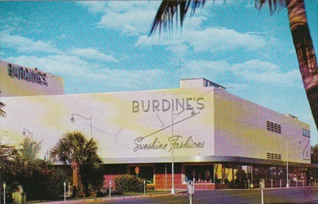 Florida Miami Beach Burdine's Department Store 1955 | United States ...