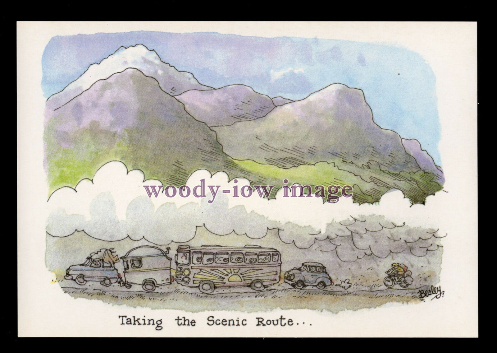 BE219 - Highlands, Travel taking the Scenic Route... - Large Besley ...