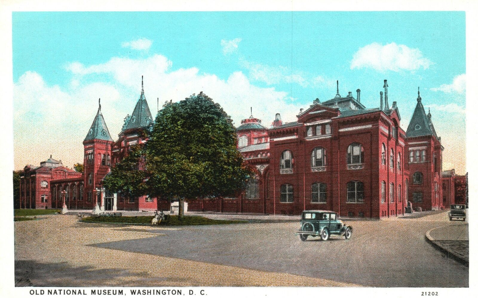 Vintage Postcard 1920's Old National Museum Building Washington DC ...