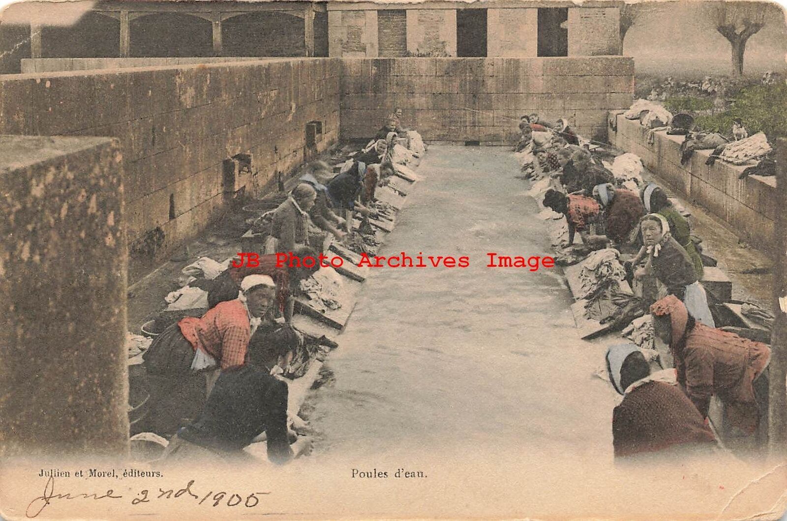 Native Ethnic Cultures, Women in Native Costume Washing Clothes ...