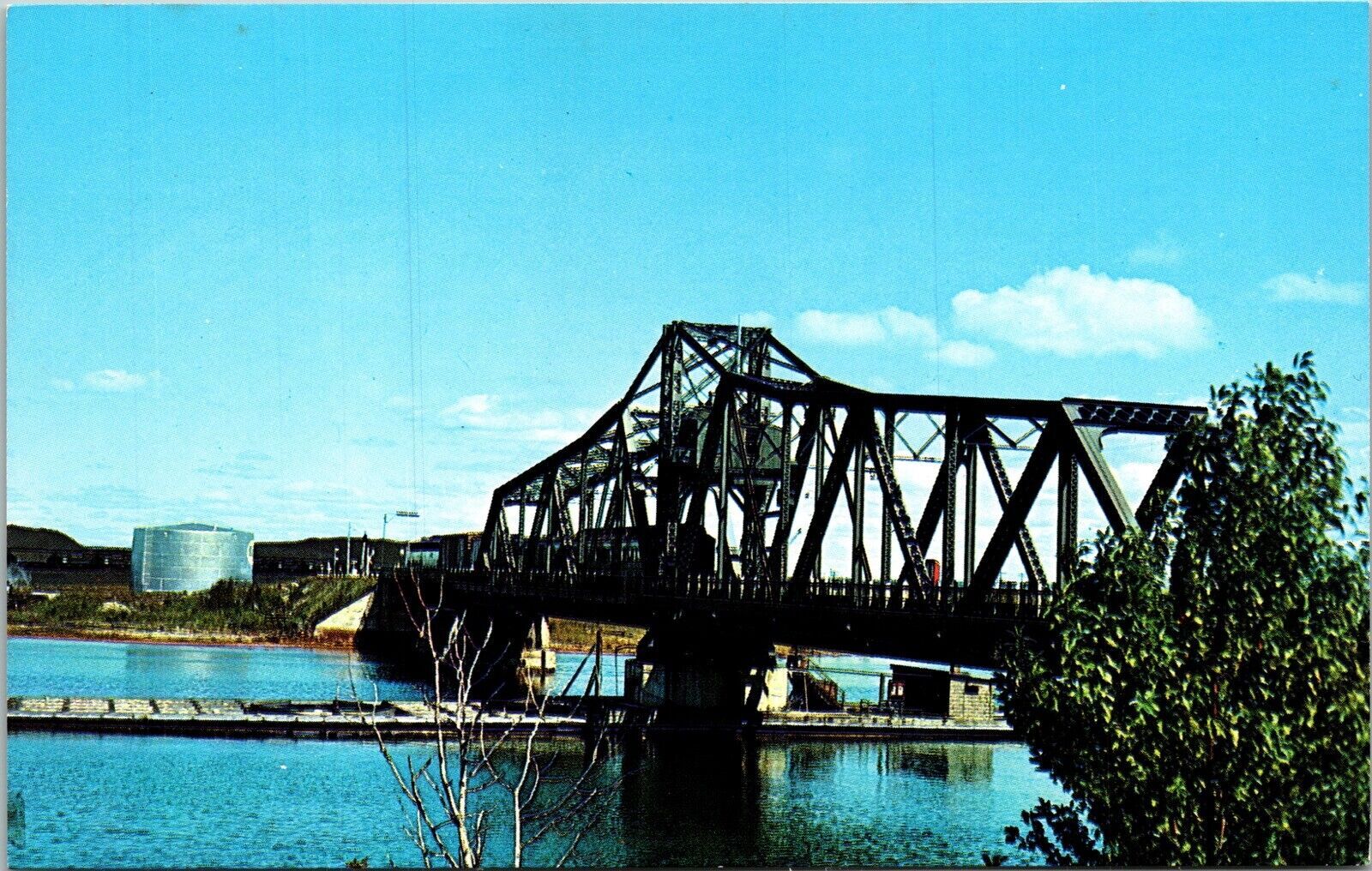 Bridge Little Current Manitoulin Island Ontario Canada Postcard VTG UNP ...