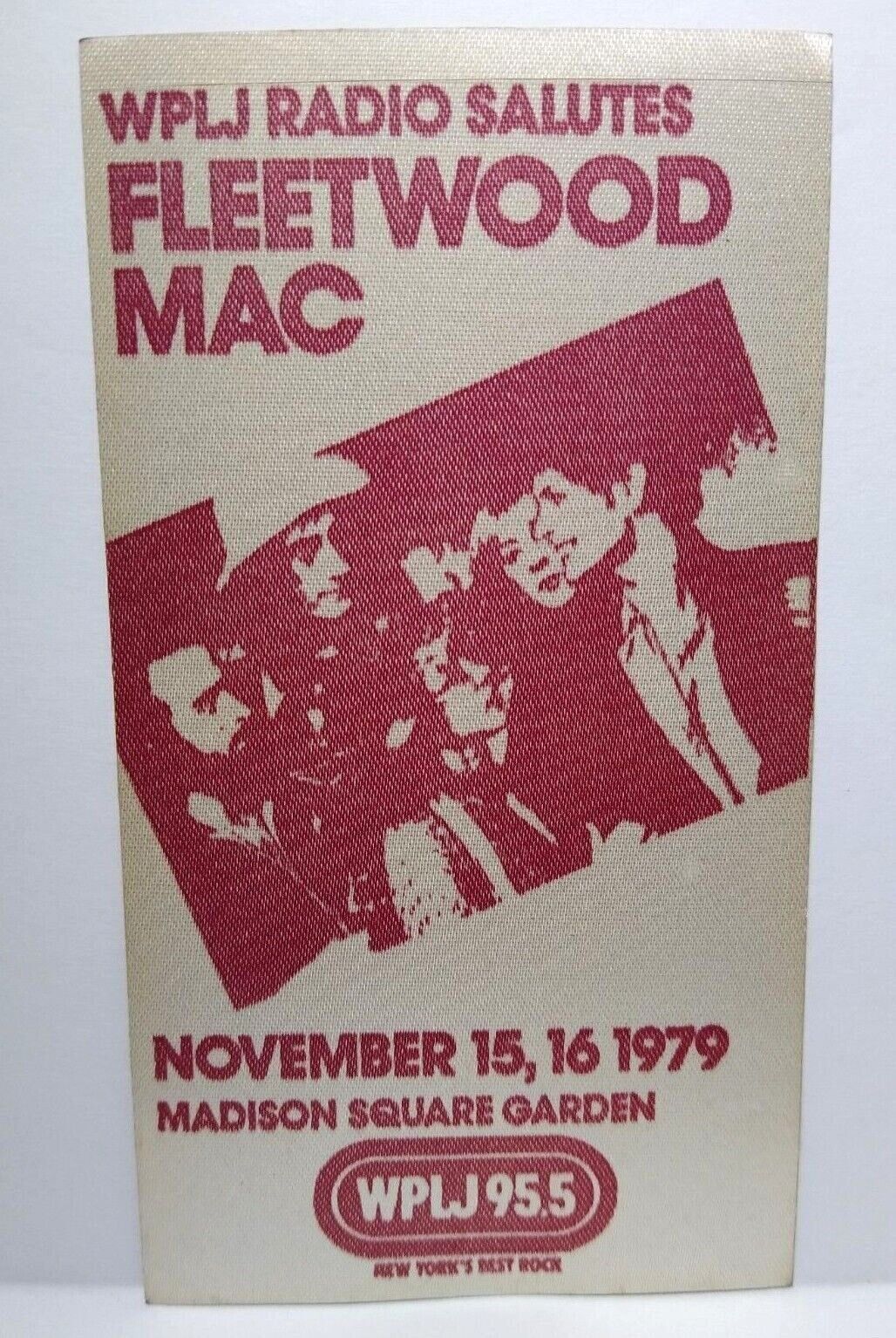 Fleetwood Mac Backstage Pass 1979 Tusk Tour Stevie Nicks NYC New York ...