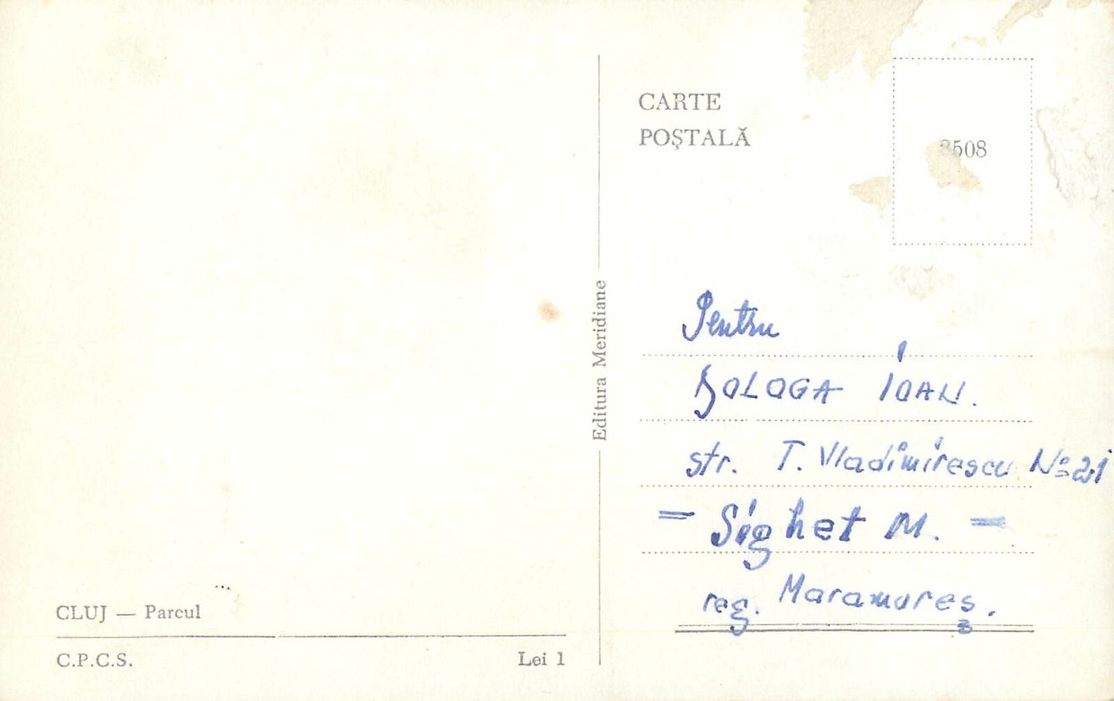 carte postala Romania Cluj-Napoca Parcul aspect aerian | Europe - East ...