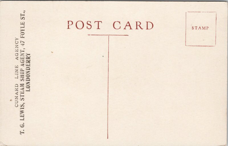 RMS 'Aurania' Peter Pan Nursery Cunard Line Ship TG Lewis Agent ...