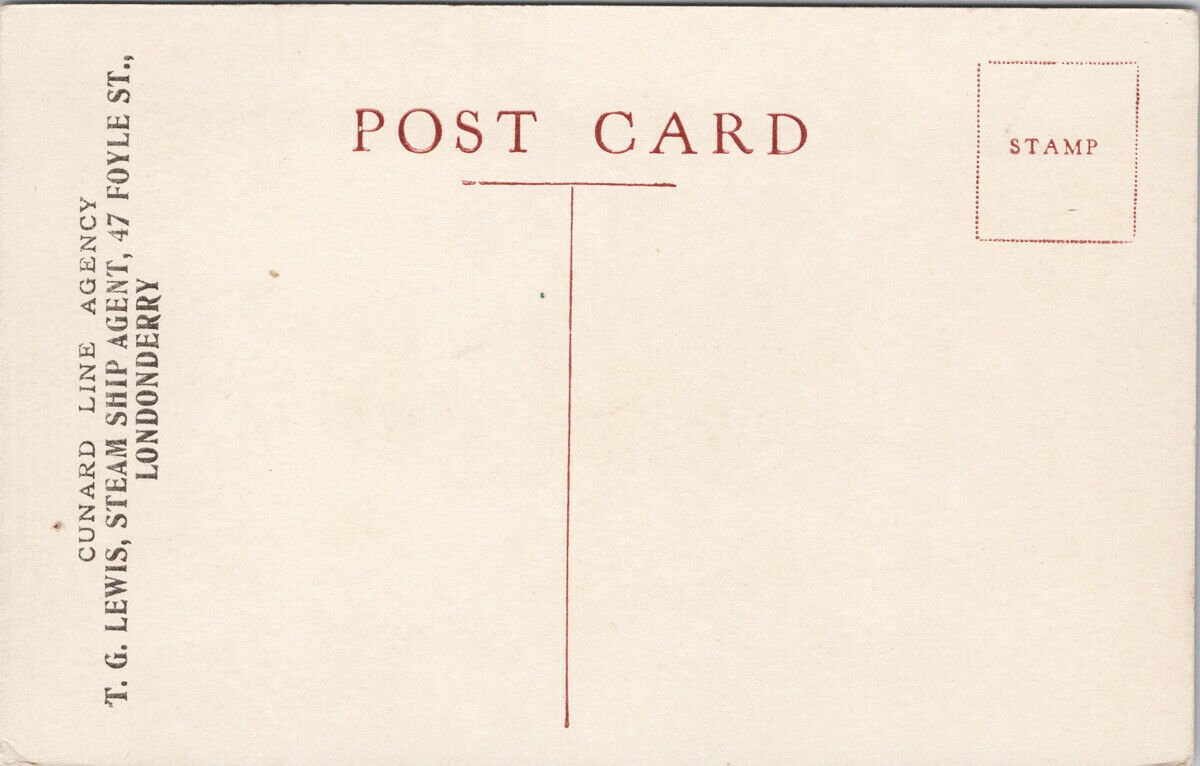 RMS 'Aurania' Peter Pan Nursery Cunard Line Ship TG Lewis Agent ...