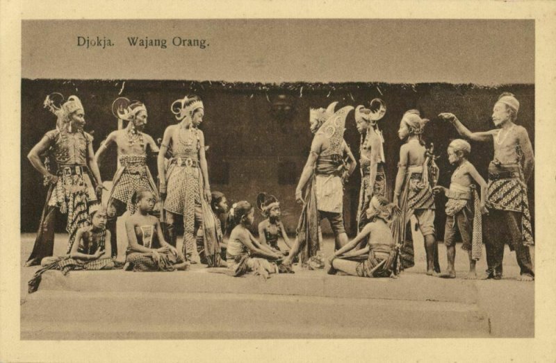 indonesia, JAVA YOGYAKARTA DJOKJA, Wajang Wayang Orang (1920s) Postcard ...