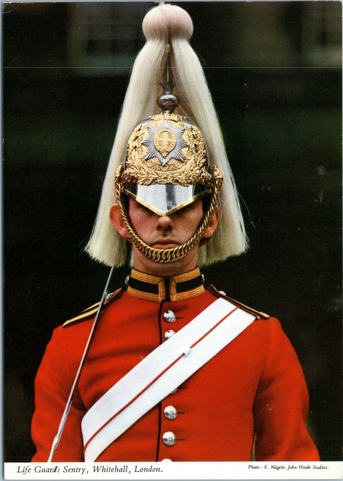 postcard London, England UK - Life Guards Sentry, Whitehall | Europe ...