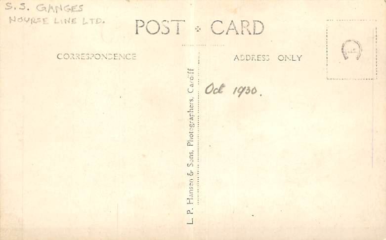 S.S Ganges S.S Ganges , Nourse Line Limited View image | Topics - Other ...