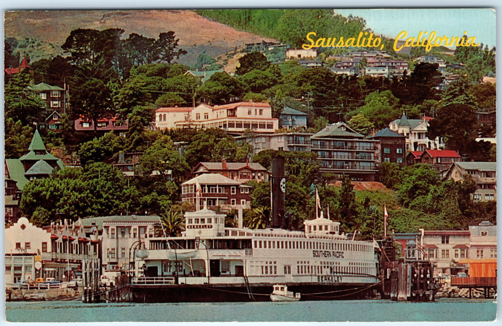 c1960s Sausalito, CA Trade Fair Southern Pacific Ry Berkeley Ship ...