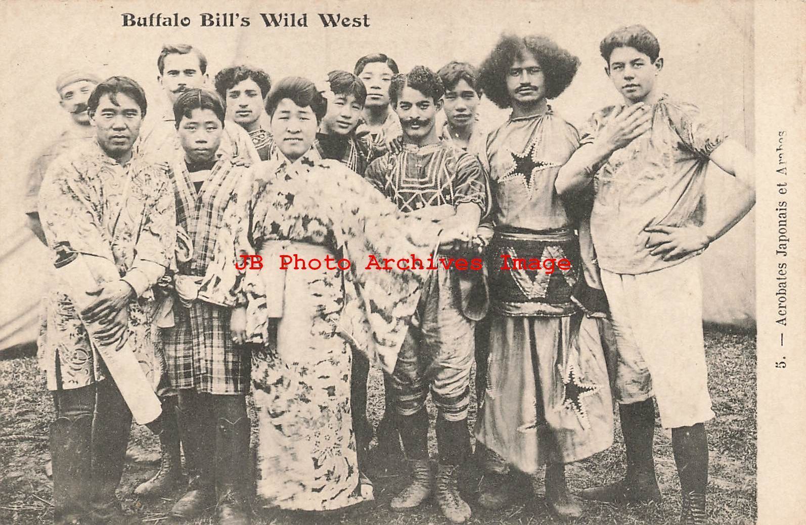 Buffalo Bill's Wild West, Acrobates Japonais et Arabes, Acrobats ...