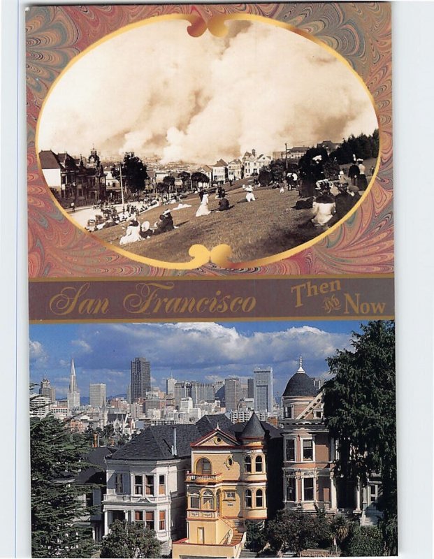 Postcard San Francisco Then and Now, California, USA | United States ...