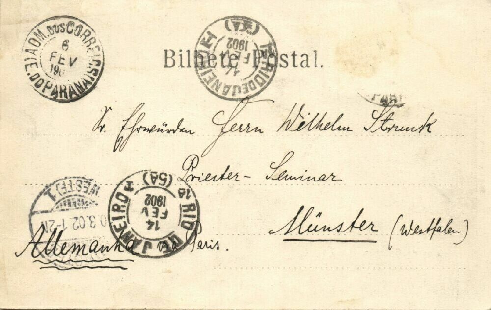 brazil, CURITYBA, Balsa de Conchas, Ferry, Rio Tibagy (1902) Max Rösner ...