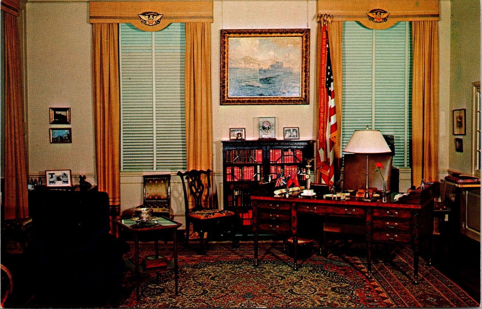 Franklin D Roosevelt Library Museum Hyde Park New York NY Postcard VTG ...