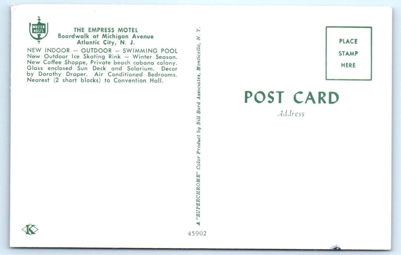 ATLANTIC CITY, New Jersey NJ ~ Roadside EMPRESS MOTEL Night Neon 1960s ...