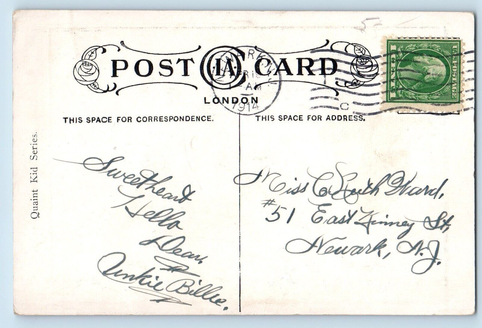 Fred Spurgin Signed Postcard Crying Little Girl Cat Ate The Bird Cage ...