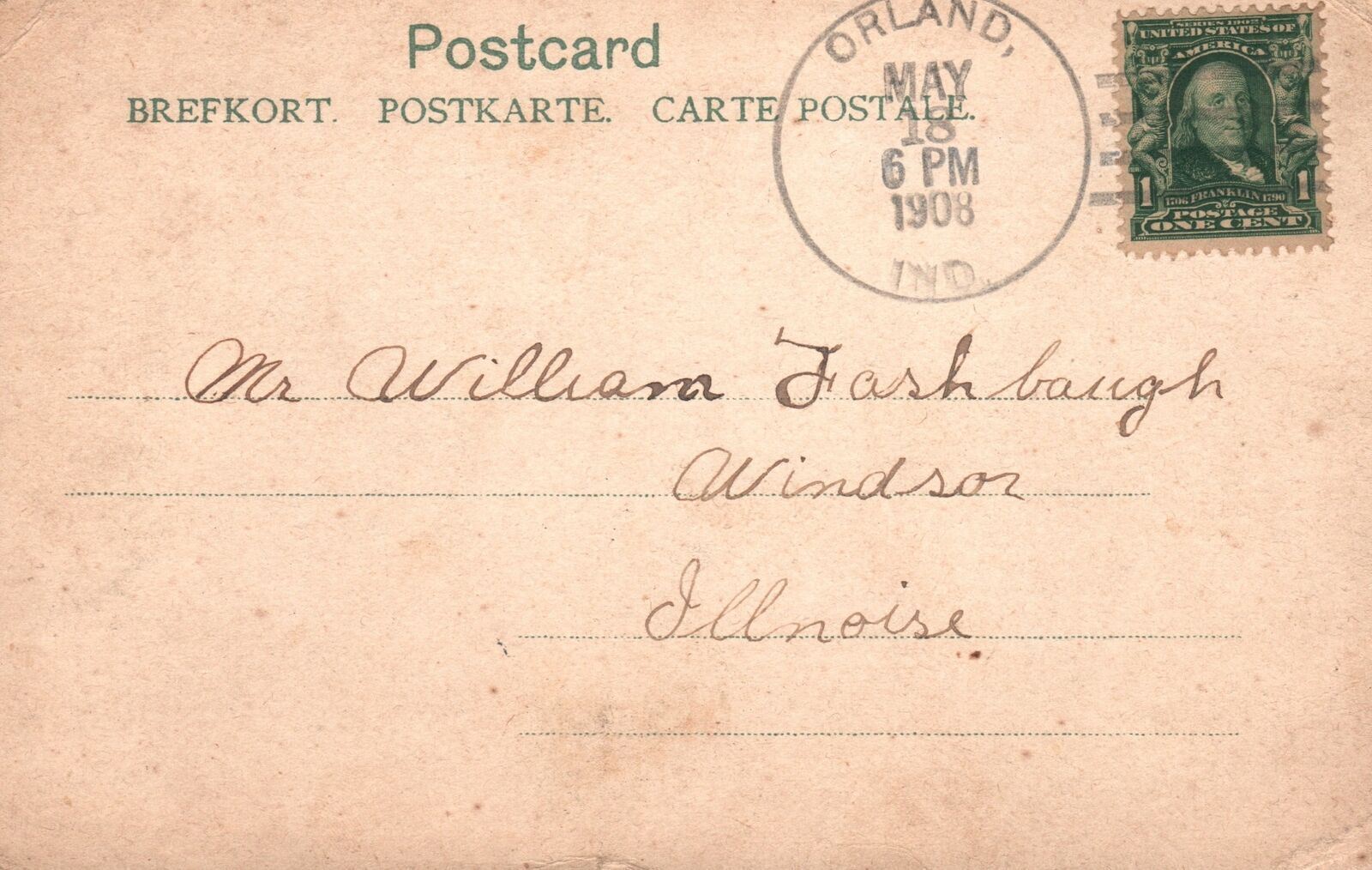 Vintage Postcard 1908 Tvindefos Waterfall House Voss Norway Nature ...