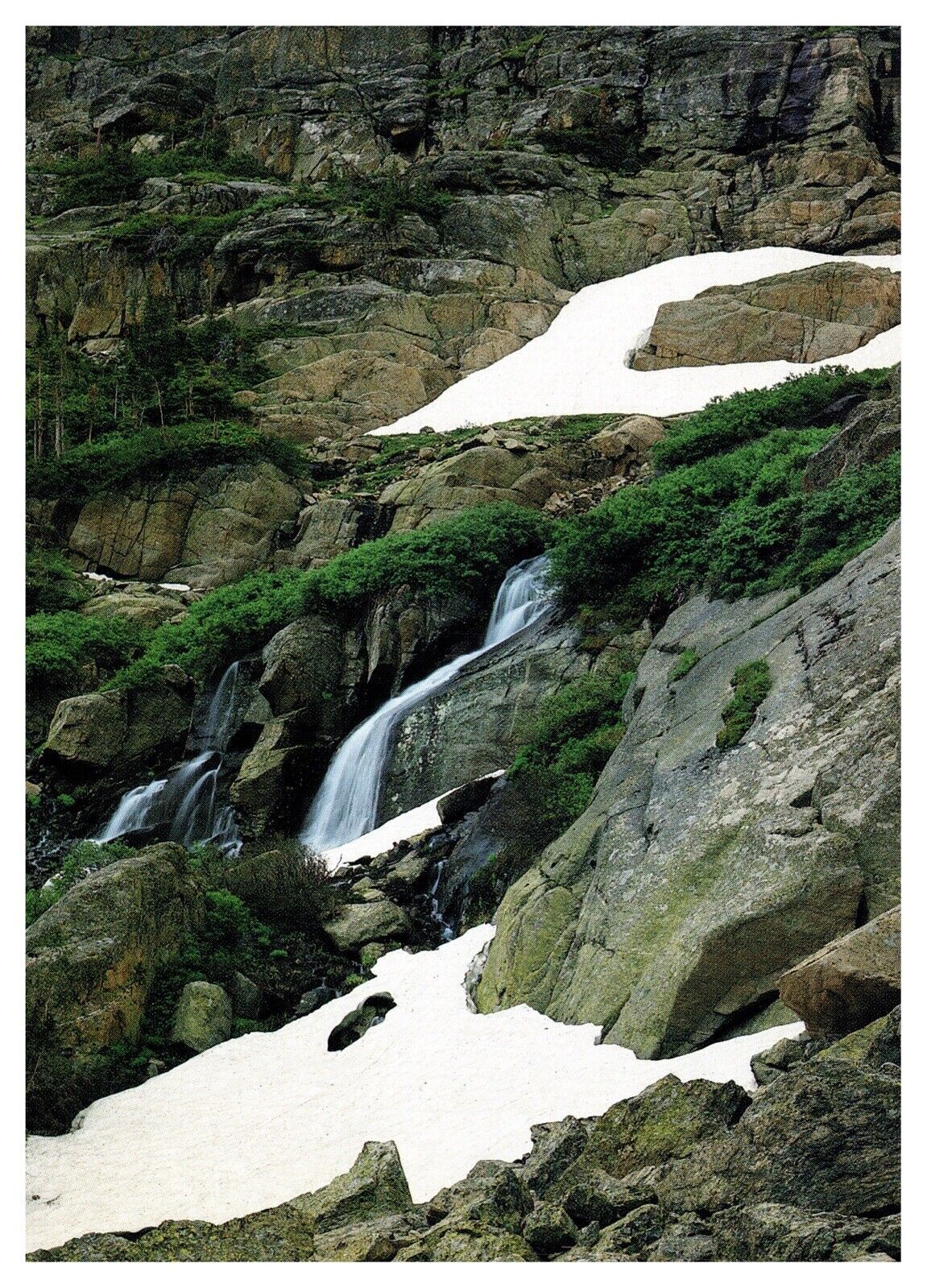 Lower Timberline Falls Rocky Mountain National Park Chrome Postcard ...